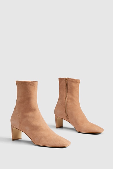 Fawn Aviva Suede Boot - Women's Workwear Shoes | Witchery