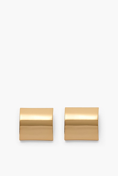 Gold Margot Stud Earrings - Women's Earrings | Witchery