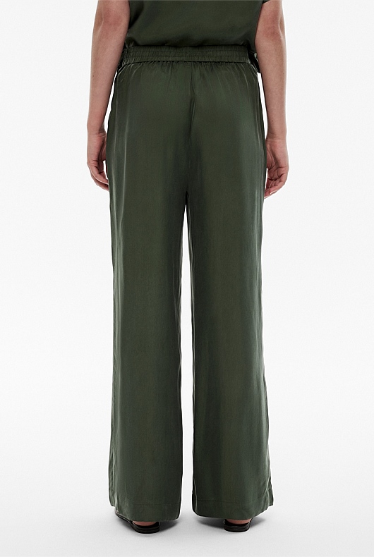 Ivy Cupro Pull On Pant - Women's High Waisted Pants | Witchery