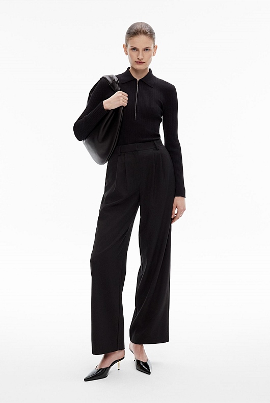 Black Romy Medium Hobo Bag - Women's Shoulder & Tote Bags | Witchery