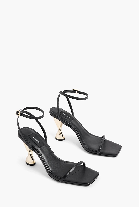 Black Luella Heels - Women's New Shoes | Witchery