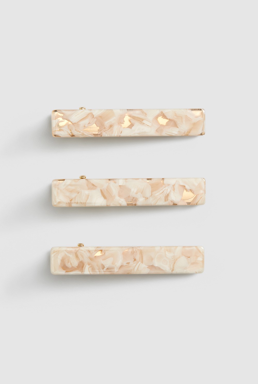 Rich Cream Acetate Hair Clip 3pk - Women's Hair Accessories | Witchery