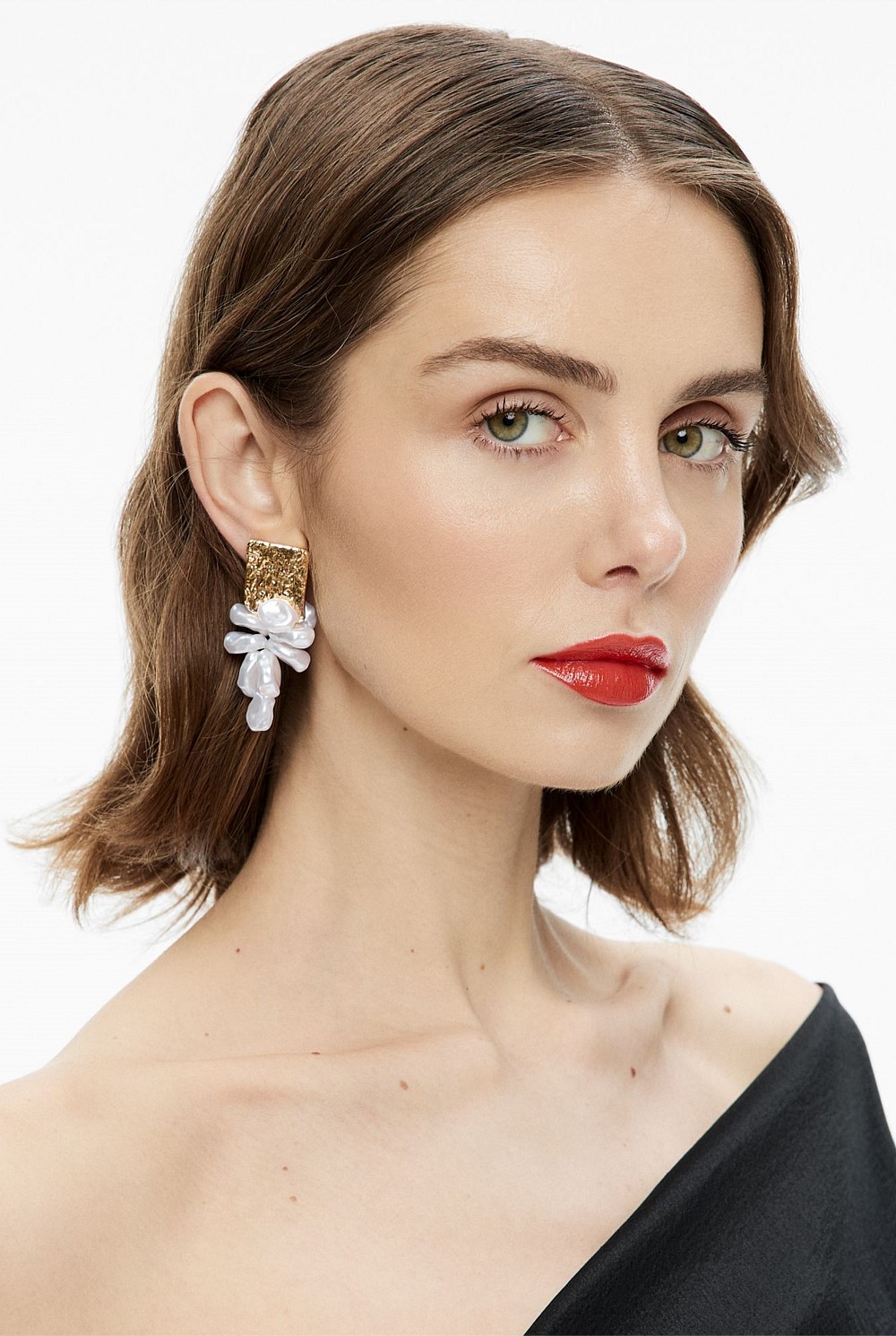 Gold Luella Pearl Earrings - Women's Earrings | Witchery